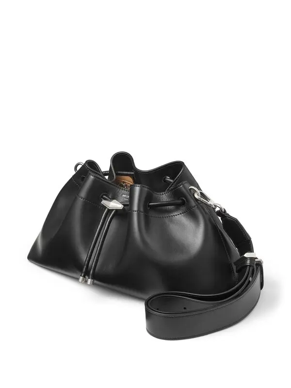 JIMMY CHOO Cinch Leather Shoulder Bag