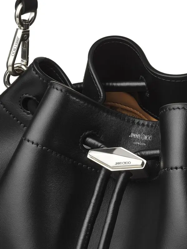 JIMMY CHOO Cinch Leather Shoulder Bag
