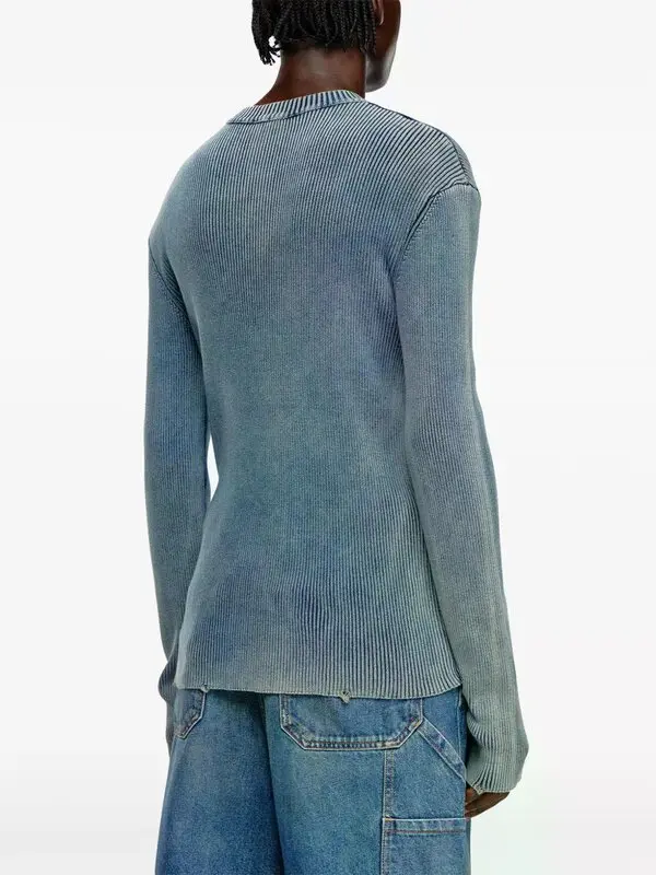DIESEL® Appliqué-logo Ribbed Top