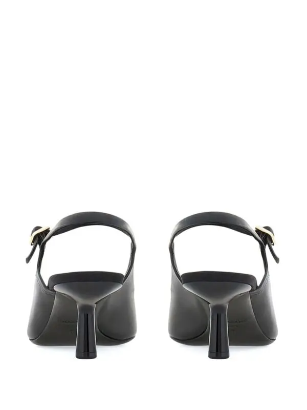 FERRAGAMO 55mm Drop Bow Pumps - Black