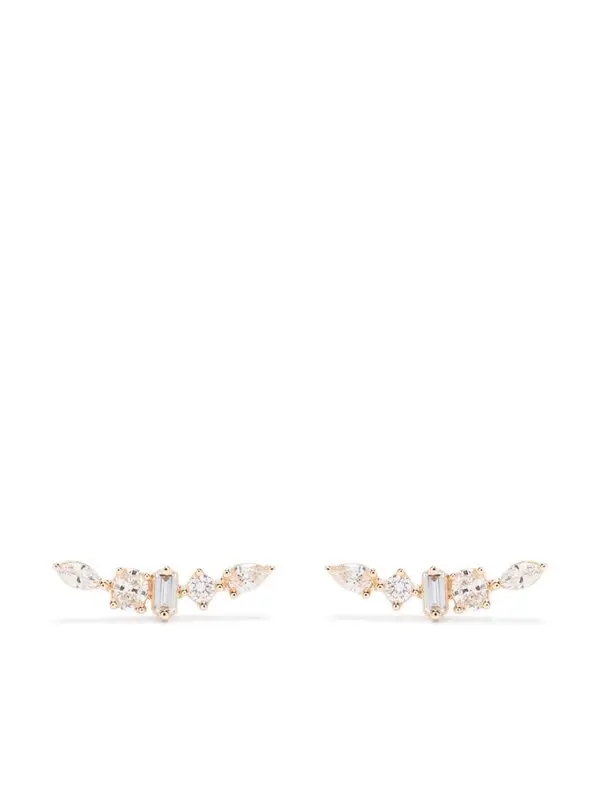 DANA REBECCA DESIGNS 14kt Yellow Diamond Alexa Jordyn Earrings - Gold
