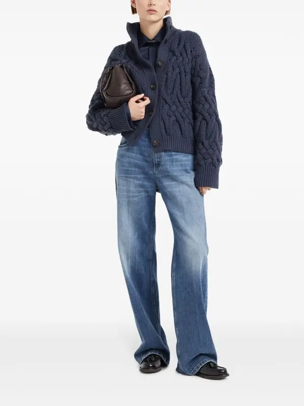 Brunello Cucinelli Stretch-silk Shirt - Blue