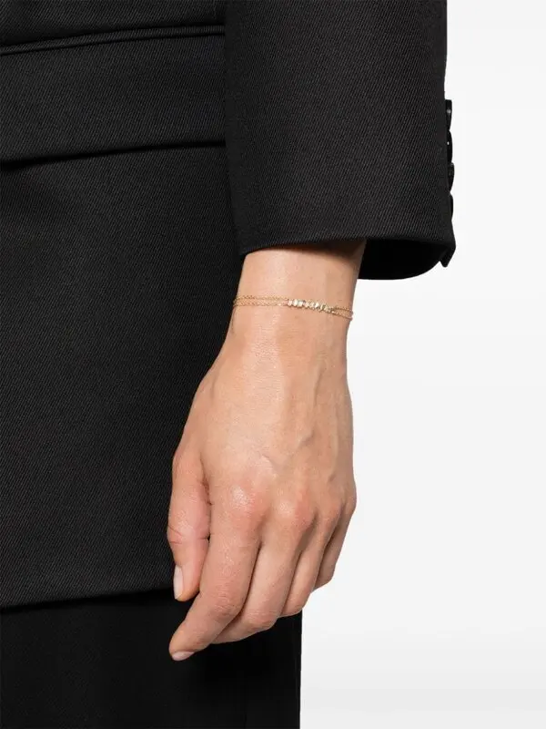SUZANNE KALAN 18kt Yellow Diamond Bar Bracelet - Gold