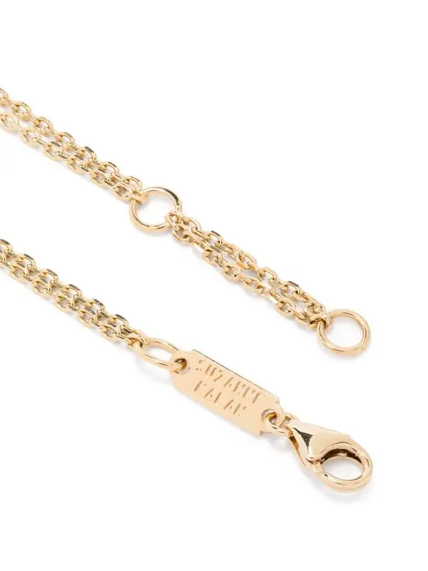 SUZANNE KALAN 18kt Yellow Diamond Bar Bracelet - Gold