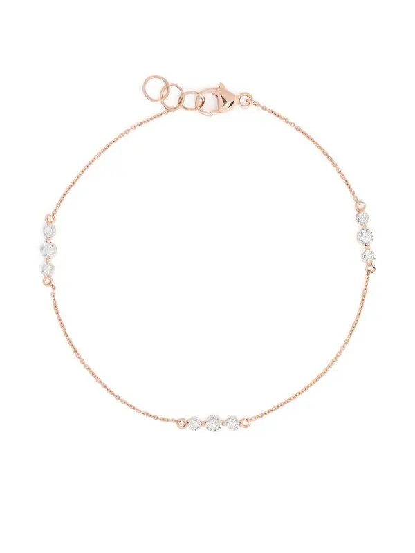 DANA REBECCA DESIGNS 14kt Rose Gold Diamond Bracelet - Pink