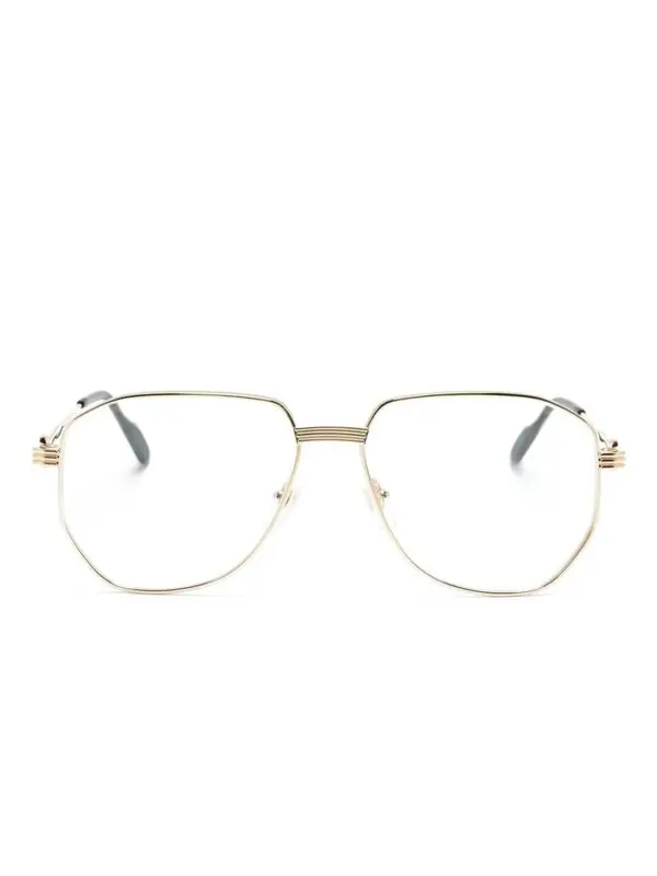 CARTIER Pilot Frame Glasses - Gold