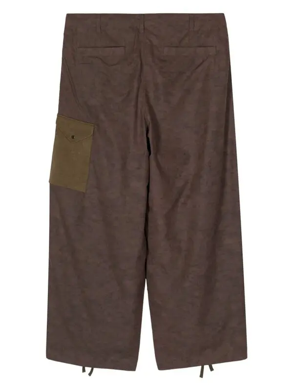 TEN C Camouflage-print Trousers - Brown