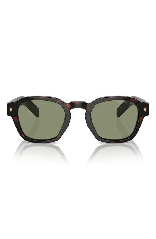 Prada 53mm Polarized Phantos Sunglasses - Green