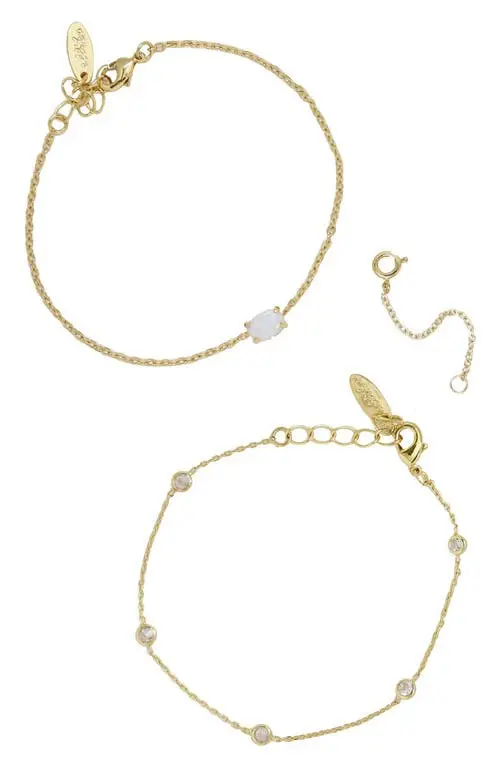 Ettika Set Of 2 Bracelets - Gold