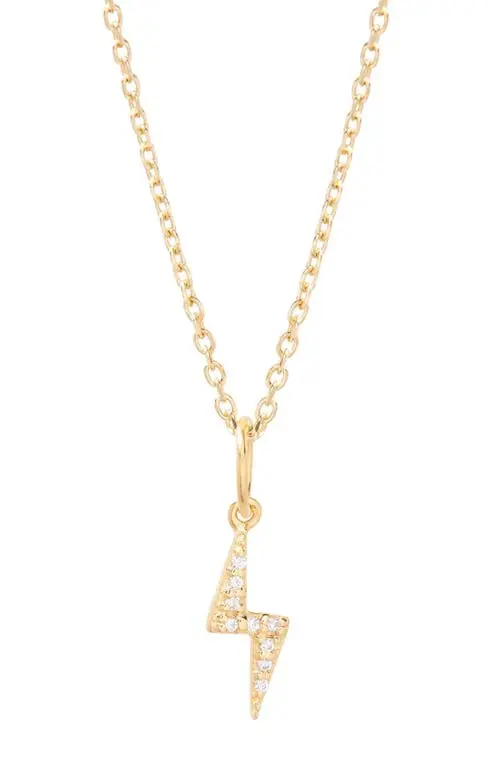 BROOK & YORK Adeline Bolt Pendant Necklace - Gold