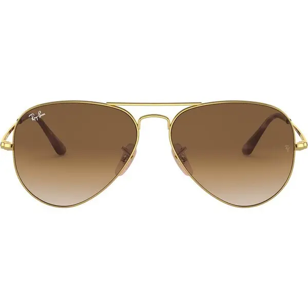Ray-ban Aviator Metal Ii 58mm Gradient Sunglasses - Gold/brown Gradient