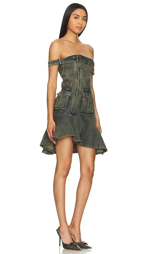 Marrknull Cargo Mini Dress In Black - 58% Off | Editorialist