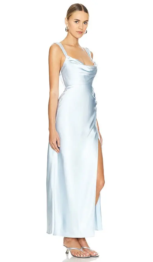 RUNAWAY THE LABEL Havanna Maxi Dress - Blue