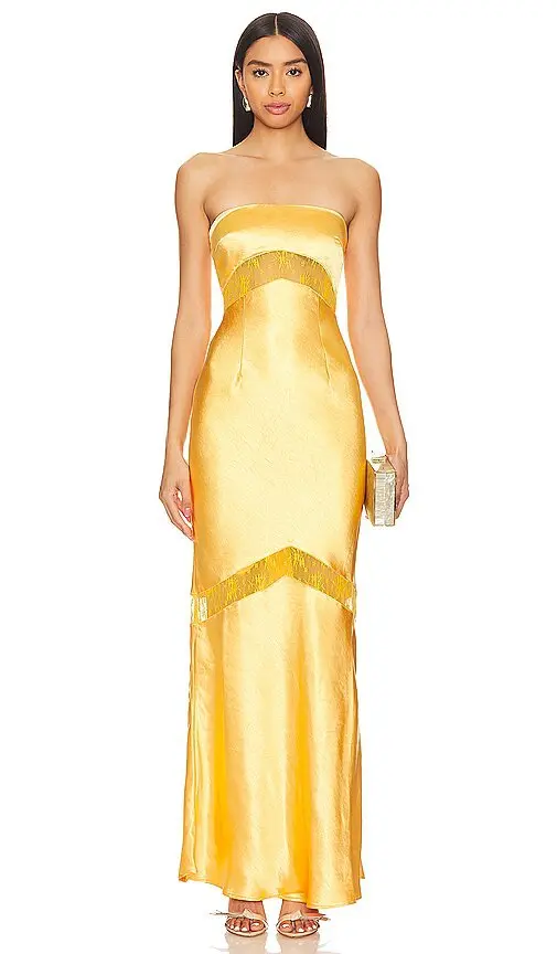RUNAWAY THE LABEL Melrose Dress - Golden