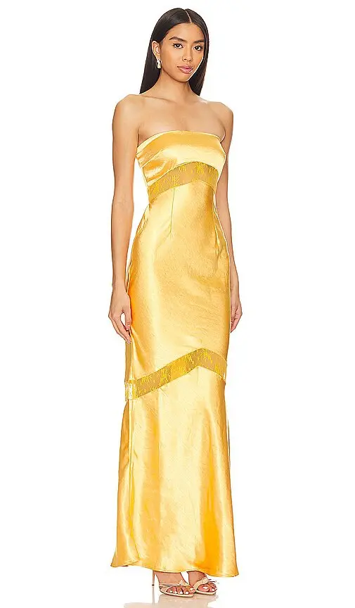 RUNAWAY THE LABEL Melrose Dress - Golden