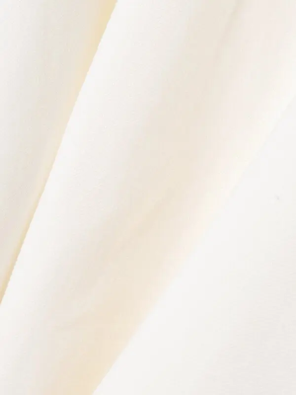 Brunello Cucinelli Bead-embellished Twill Midi Dress - Off-white
