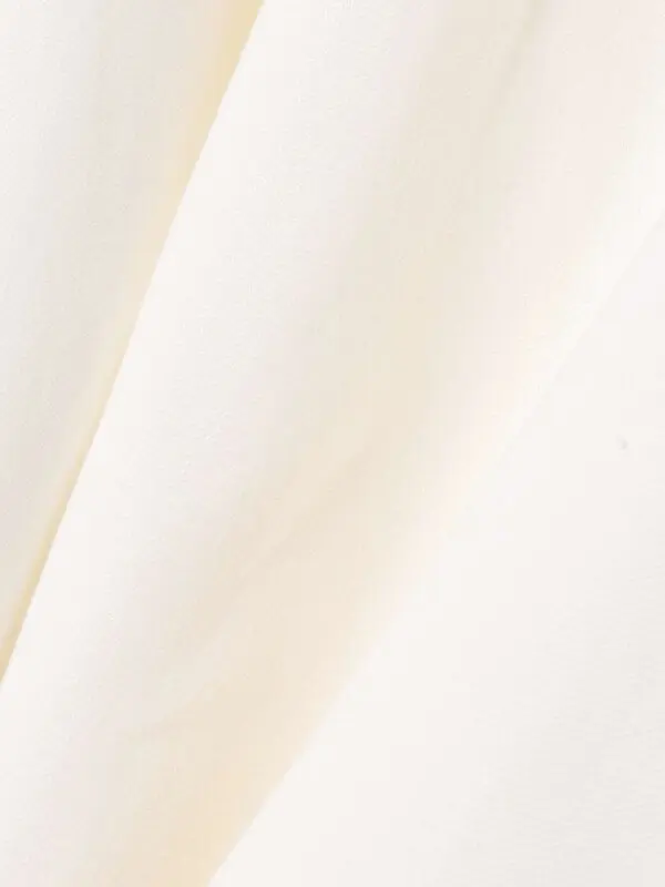 Brunello Cucinelli Bead-embellished Twill Midi Dress - Off-white