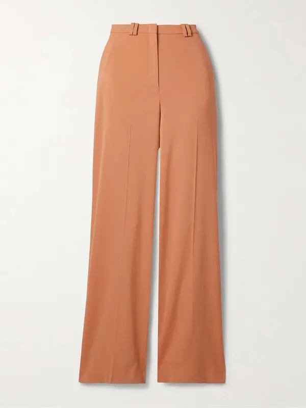 Another Tomorrow Net Sustain Crepe Wide-leg Pants