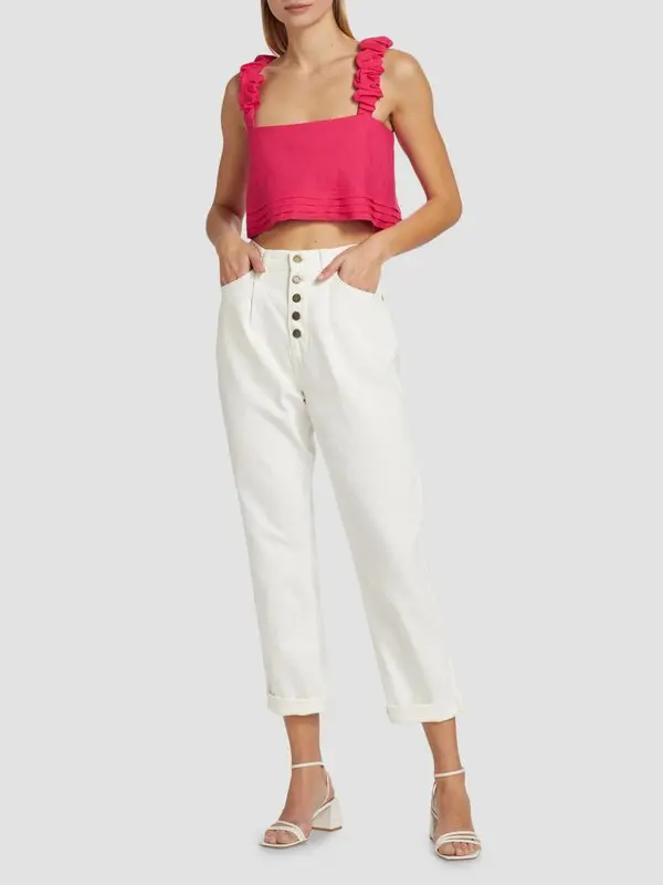 Ramy Brook Pearle High-rise Cropped Jeans
