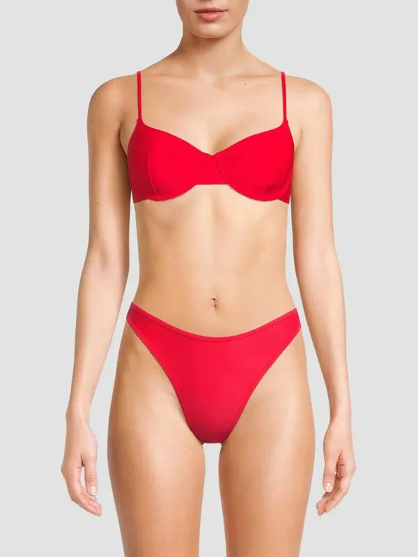 Ramy Brook Mona Underwire Bikini Top - Flame