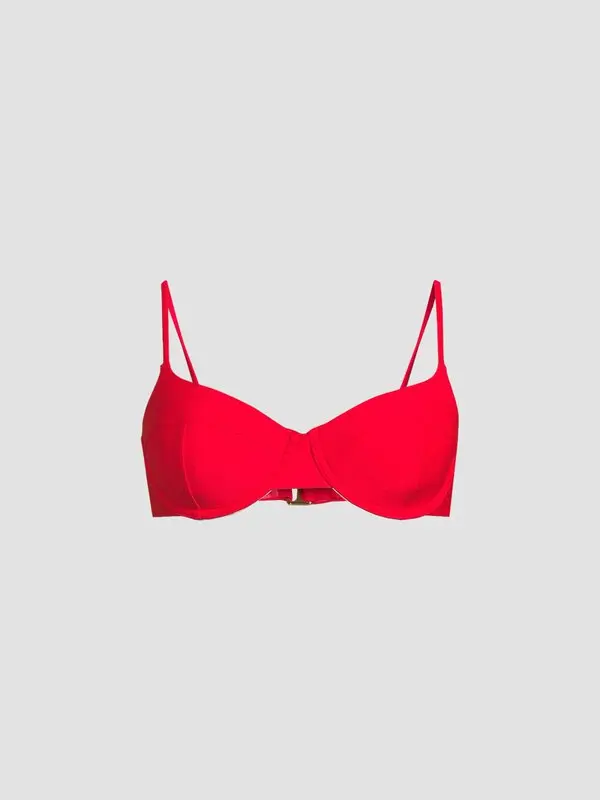 Ramy Brook Mona Underwire Bikini Top - Flame