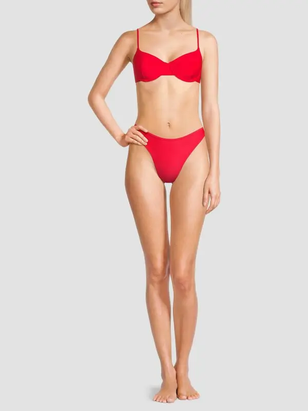 Ramy Brook Mona Underwire Bikini Top - Flame