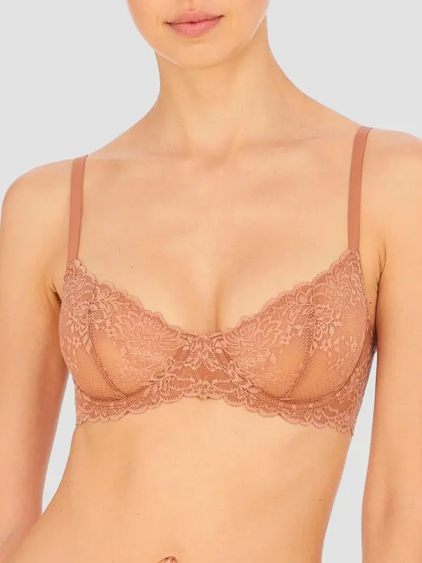 Natori Heavenly Lace Convertible Balconette Bra - Glow