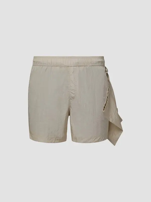 Onia Nylon Crinkle Multifunctional Shorts - Stone