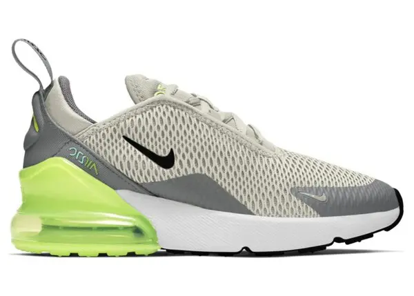 Nike Air Max 270 Sneakers - Light Bone/volt/particle Grey
