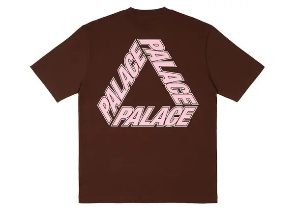 PALACE P3 Outline T-shirt - Nice Brown