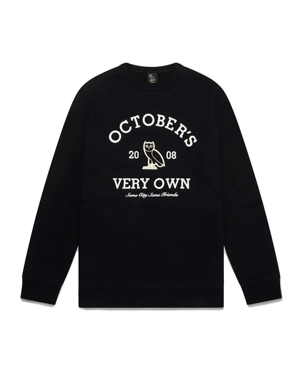 OVO Collegiate Crewneck Sweatshirt - Black