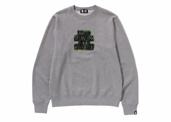 A BATHING APE X Black Eye Patch Crewneck Sweatshirt