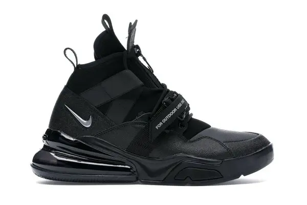 Nike Air Force 270 Utility Sneakers - Black/metallic Silver