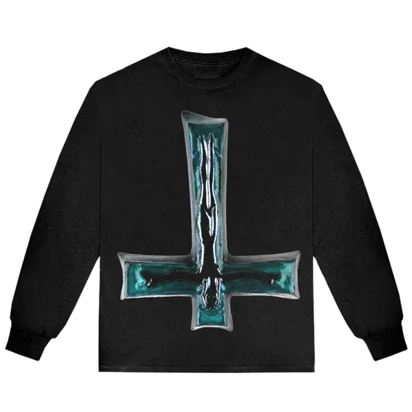 PLAYBOI CARTI Whole Lotta Red Longsleeve T-shirt - Black