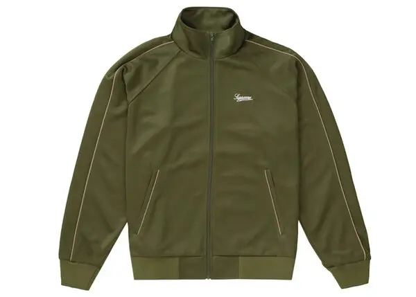 Supreme Tricot Track Jacket - Olive