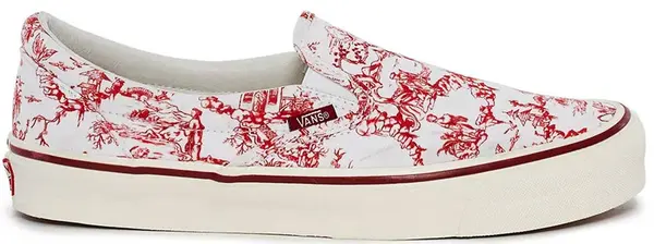 VANS Opening Ceremony Slip-on Sneakers - Red/marshmallow