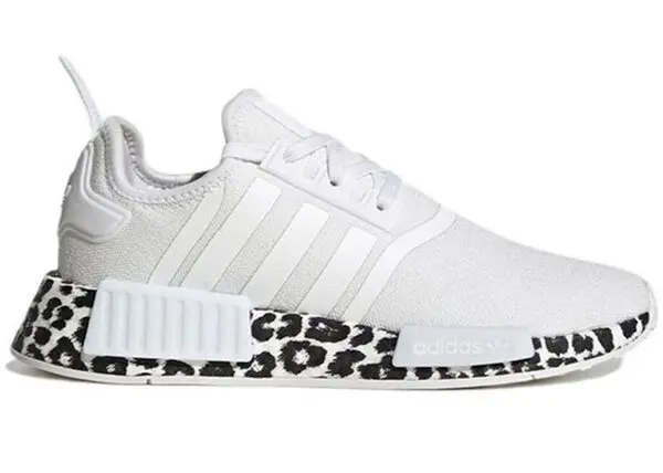 Adidas Nmd R1 Leopard Sneakers - White/black