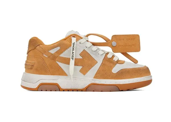 Off-White Ooo Low Top Sneakers - Orange/white