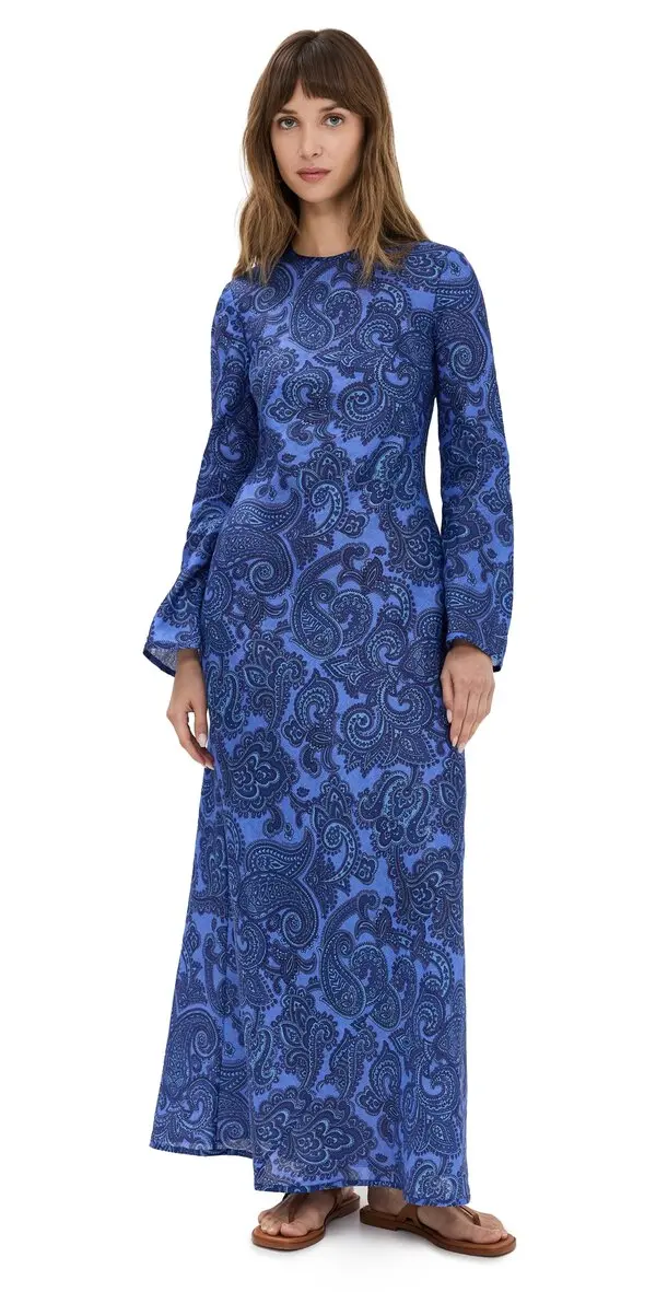 Zimmermann Ottie Bias Backless Dress