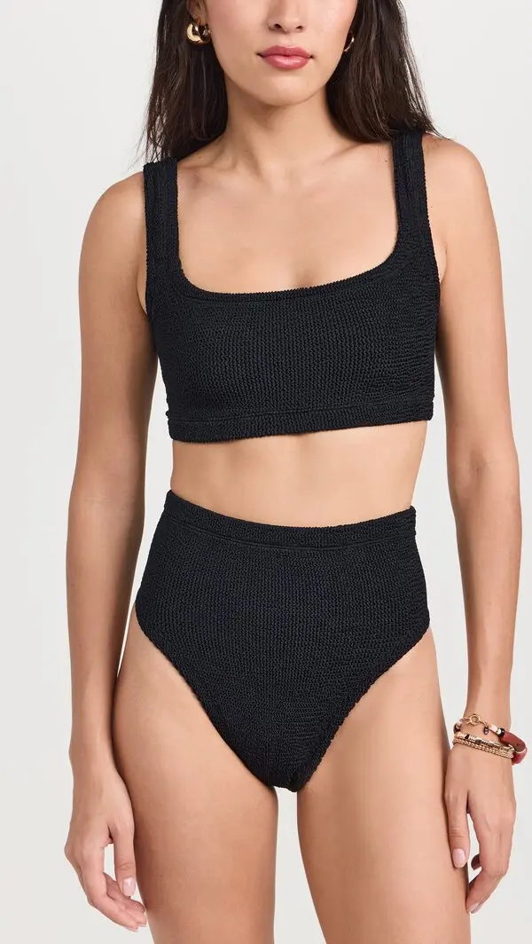 Hunza G Patricia Bikini Set - Black