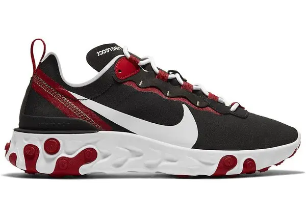 Nike React Element 55 - Black/white/gym Red