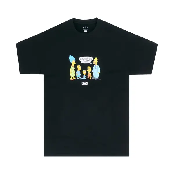 Kith X The Simpsons Family Tee - Black
