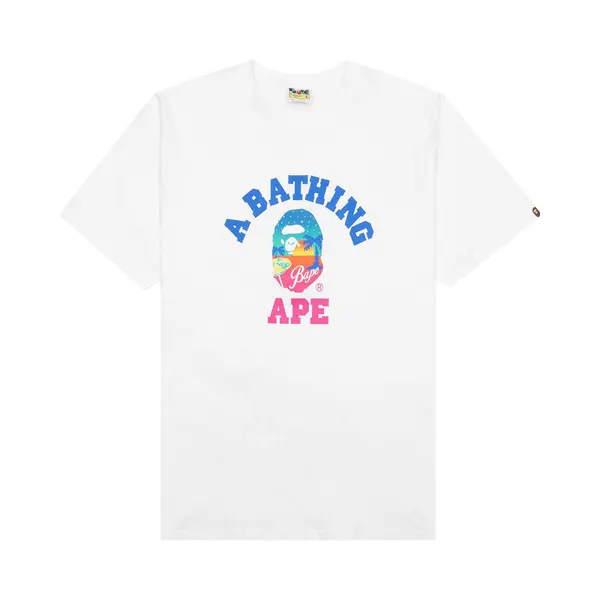 A BATHING APE Sunset Beach Tee - White