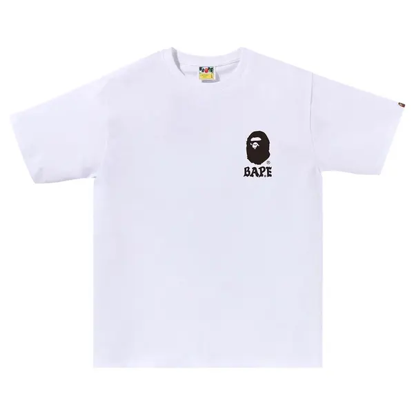 A BATHING APE Lettered Tee - White
