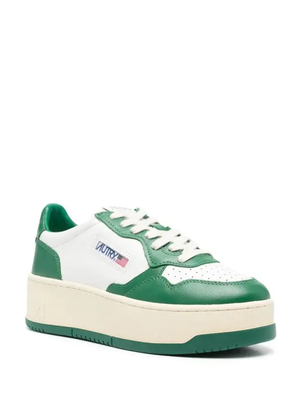 AUTRY Medalist Platform Sneakers - White