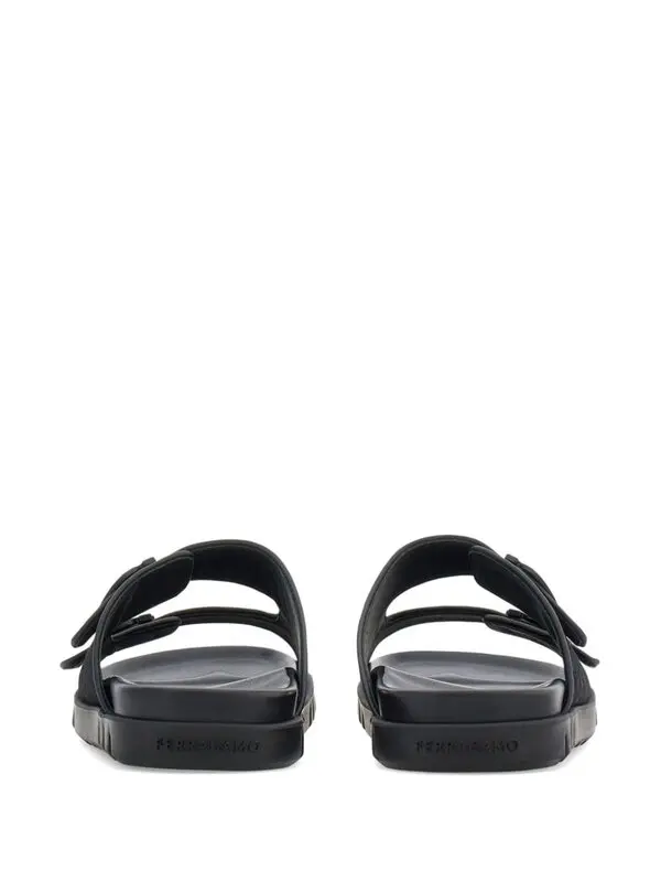 FERRAGAMO Gancini Jacquard Sandals
