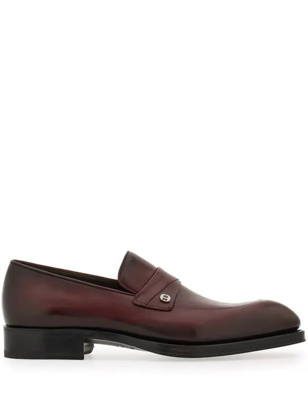 FERRAGAMO Tramezza Leather Loafers