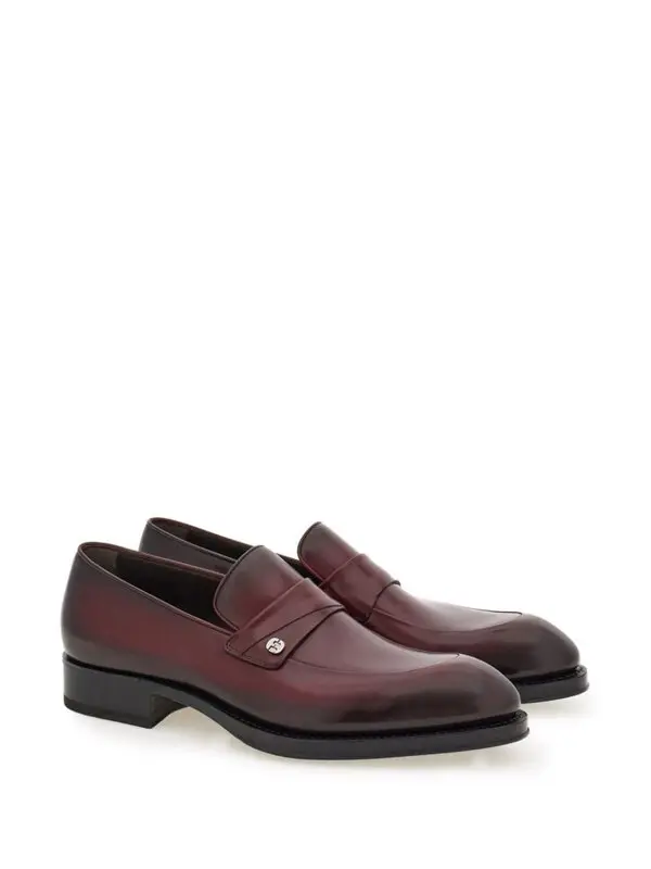 FERRAGAMO Tramezza Leather Loafers