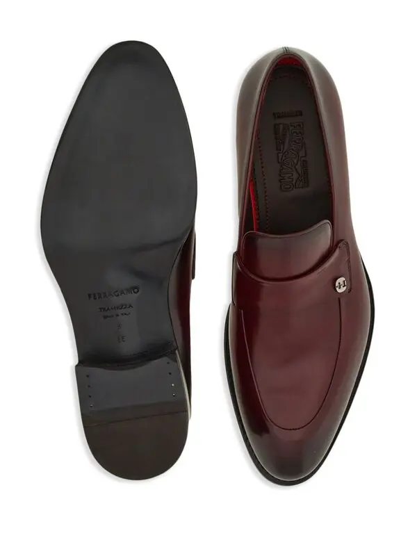 FERRAGAMO Tramezza Leather Loafers