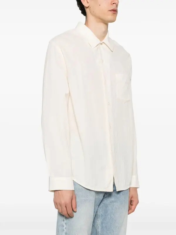 Séfr Leo Cotton Shirt - Neutrals